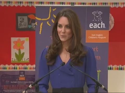 Kate Middleton Delivers First Royal Speech - The Hollywood Gossip