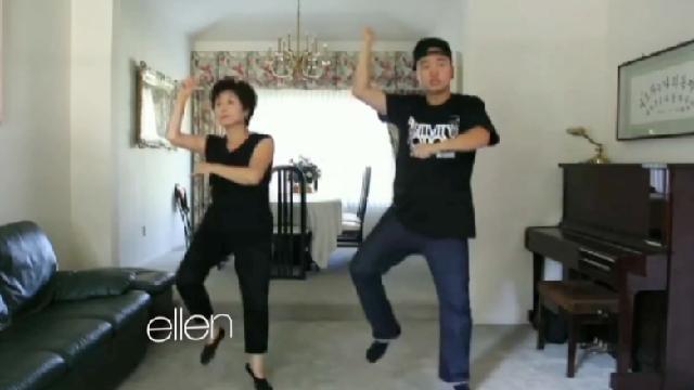 Mother and Son Do It Gangnam Style on Ellen - The Hollywood Gossip