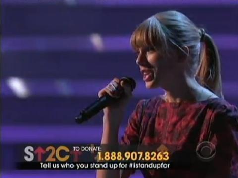 Stand Up to Cancer: Taylor Swift Debuts New Song - The Hollywood Gossip