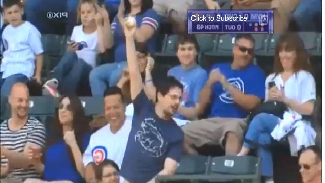 Cubs Fan Makes Miraculous, Dangerous Foul Ball Catch - The Hollywood Gossip