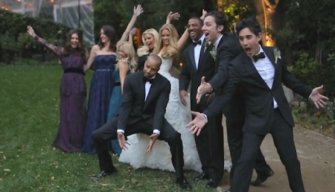 Donald Faison-CaCee Cobb Wedding Video: Zach Braff, Jessica Simpson & Co. Get Down! - The ...