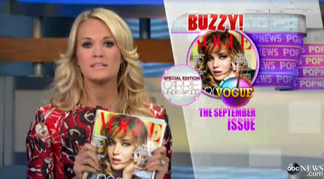 Carrie Underwood "Pop News" GMA Segment - The Hollywood Gossip