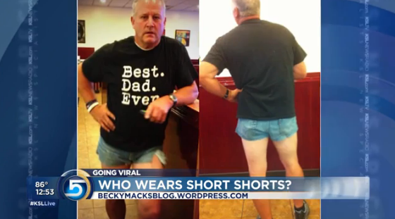 Scott Mackintosh, Utah Dad, Wears Short Shorts to Teach Daughter a ...