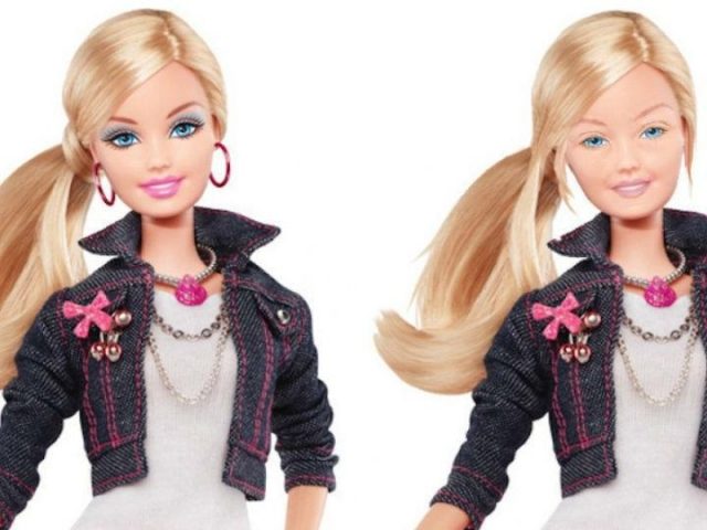 Barbie Without Makeup: Revealed! Sort of Natural! - The Hollywood Gossip