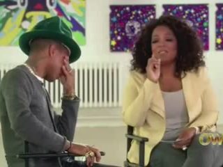 Pharrell Cries 'Happy' Tears with Oprah Winfrey - The Hollywood Gossip