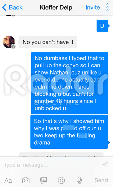 Jenelle Evans-Kieffer Delp Text Message Rant - The Hollywood Gossip