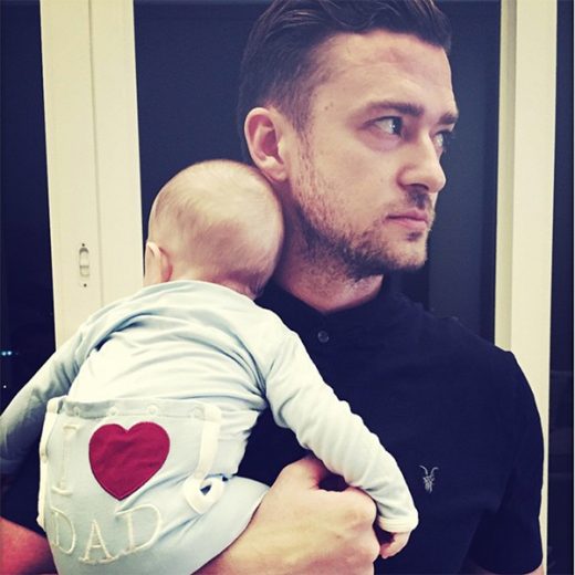Justin Timberlake Celebrates First Father's Day with Baby Son - The ...