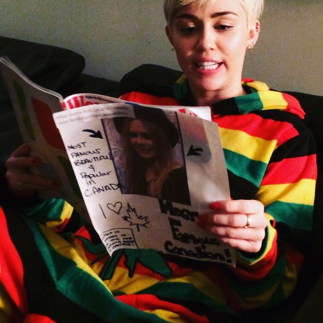 Miley Cyrus and Avril Lavigne Fake Fight: Who is More Popular in Canada ...