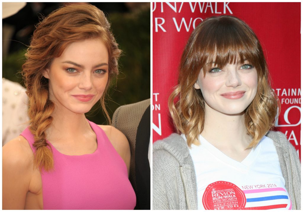 9 Celebrities With and Without Bangs - The Hollywood Gossip