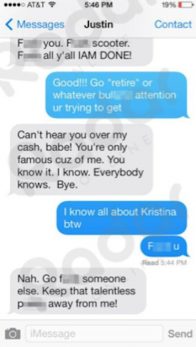 13 Celebrity Text Messaging Scandals: Unsend! Unsend! - The Hollywood ...