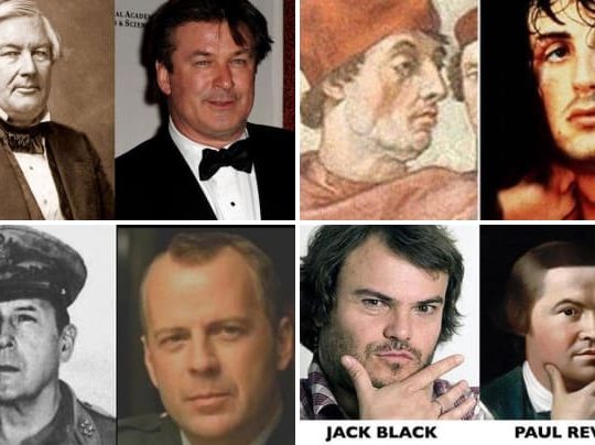19 Celebrities & Their Historical Look-Alikes - The Hollywood Gossip