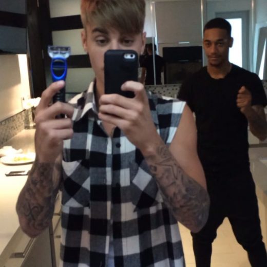 Justin Bieber Shaves "Mustache" in Thrilling Instagram Video - The ...