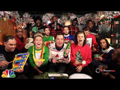 One Direction, Jimmy Fallon: "Santa Claus is Coming to Town" - The ...