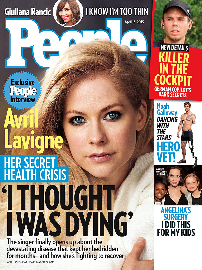 Avril Lavigne April 2014 People Cover - The Hollywood Gossip