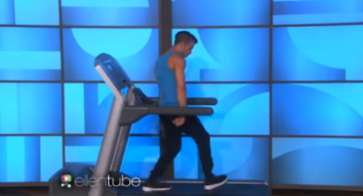 Carson Dean Does Uptown Funk Treadmill Dance on Ellen - The Hollywood ...