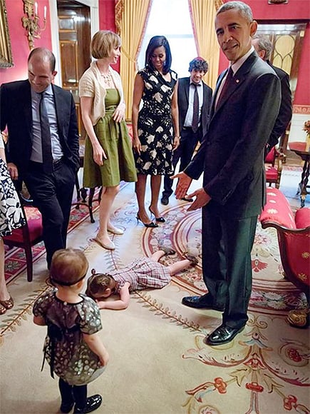 Toddler Throws Temper Tantrum In Front Of President Obama The Hollywood Gossip toddler-throws-temper-tantrum-in-front-of-president-obama-the-hollywood-gossip