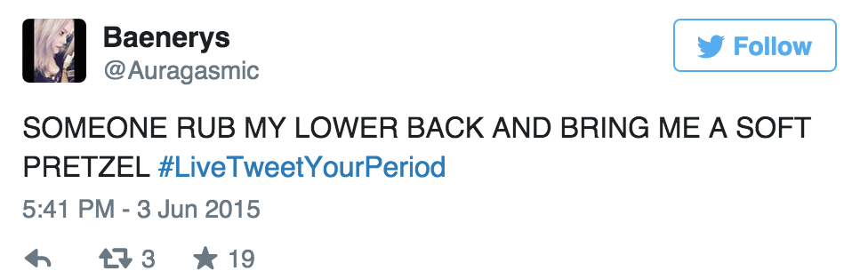 #LiveTweetYourPeriod Messages Go Viral, Crack Up the Internet - The ...