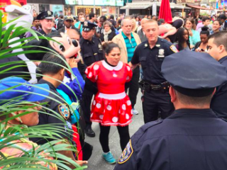 Minnie Mouse and Hello Kitty Fight, Get Arrested in Times Square - The ...