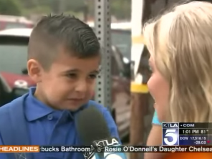 Reporter Asks Kid About First Day of School, Makes Him Cry - The ...
