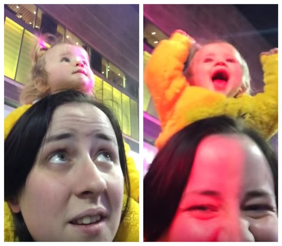 Little Girl Sees Santa, FLIPS OUT - The Hollywood Gossip