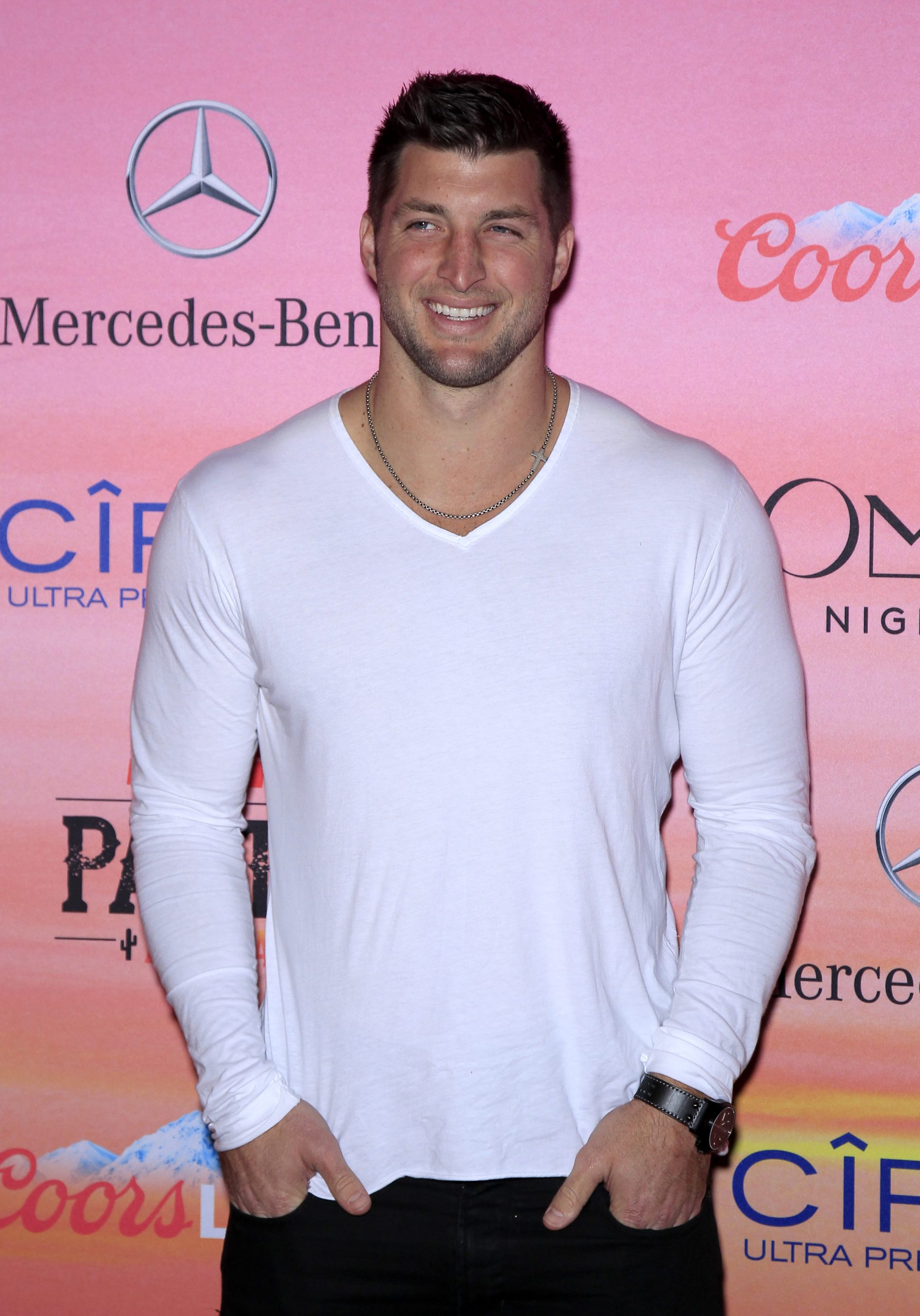 Tim Tebow - ESPN Superbowl Party 2015 - The Hollywood Gossip
