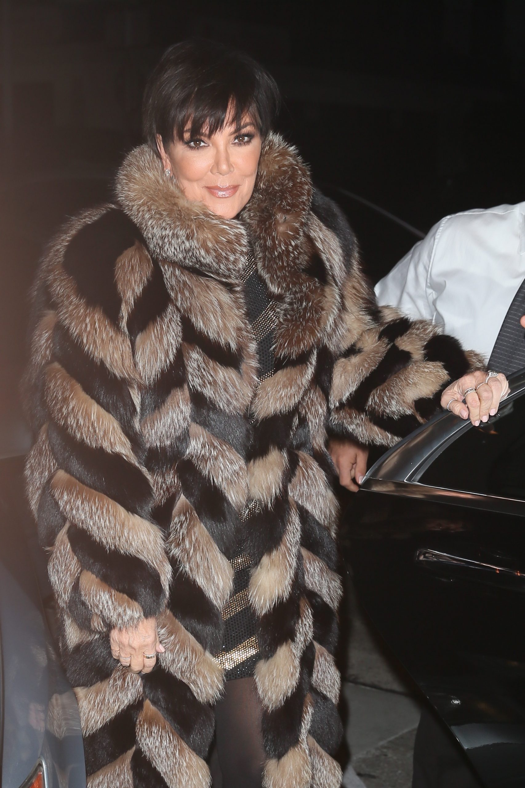 Kris Jenner in Fur - The Hollywood Gossip