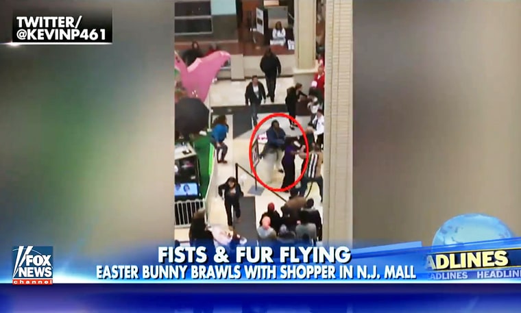 Easter Bunny Gets Into Fight with Mall Patron... For Real! - The ...