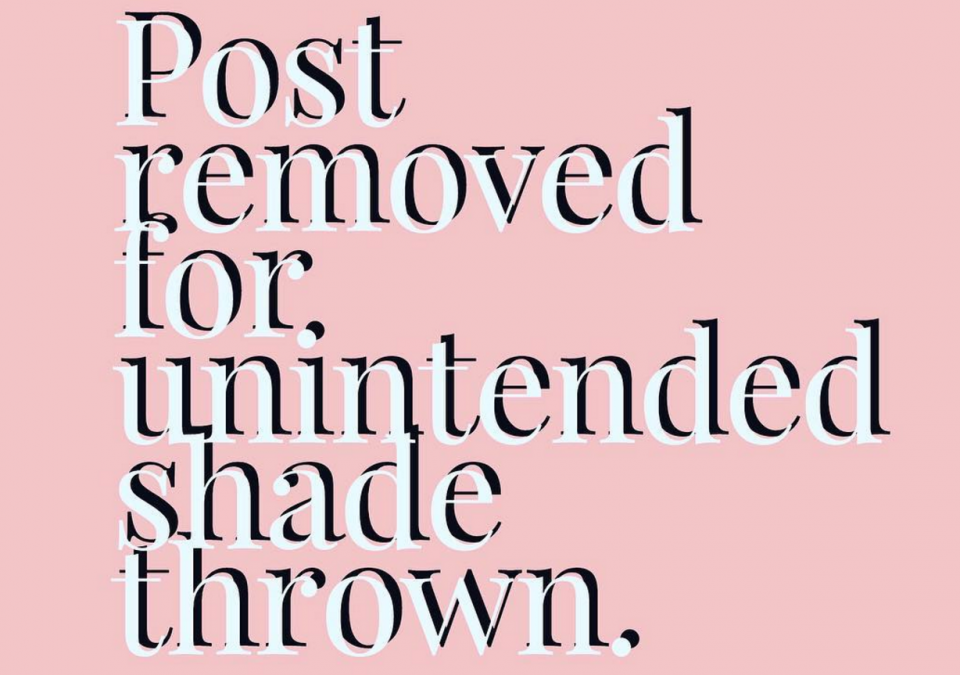 Shade Thrown - The Hollywood Gossip