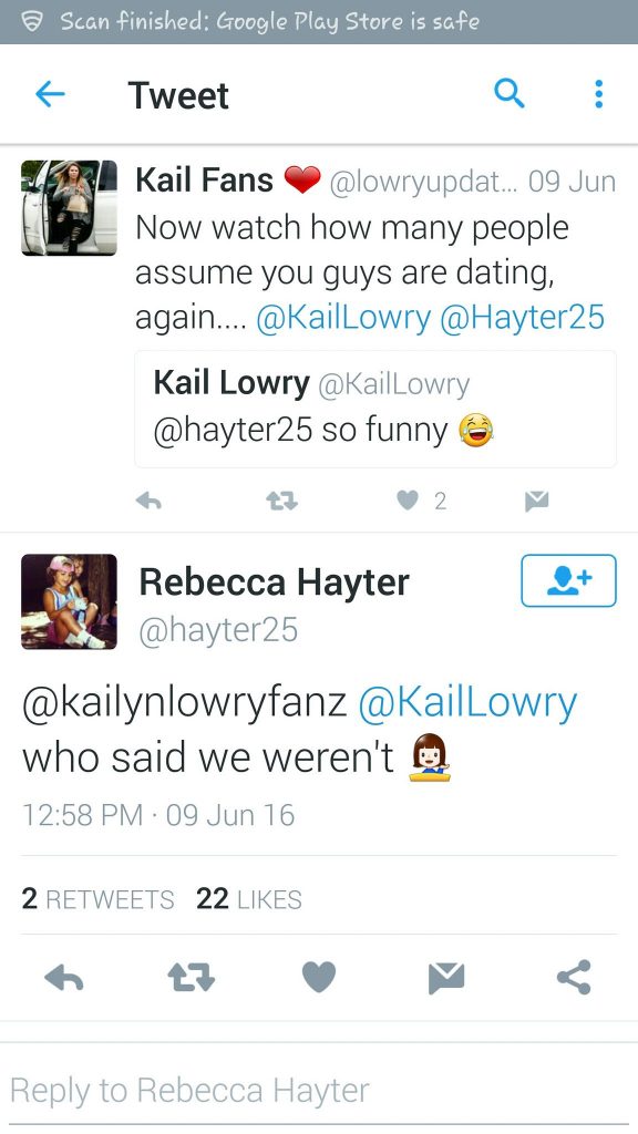Becky Hayter Tweet to Kailyn Lowry - The Hollywood Gossip