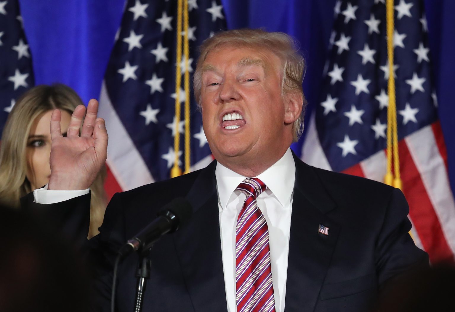 Donald Trump Supporter Sees Image of The Donald on Bathroom Tile