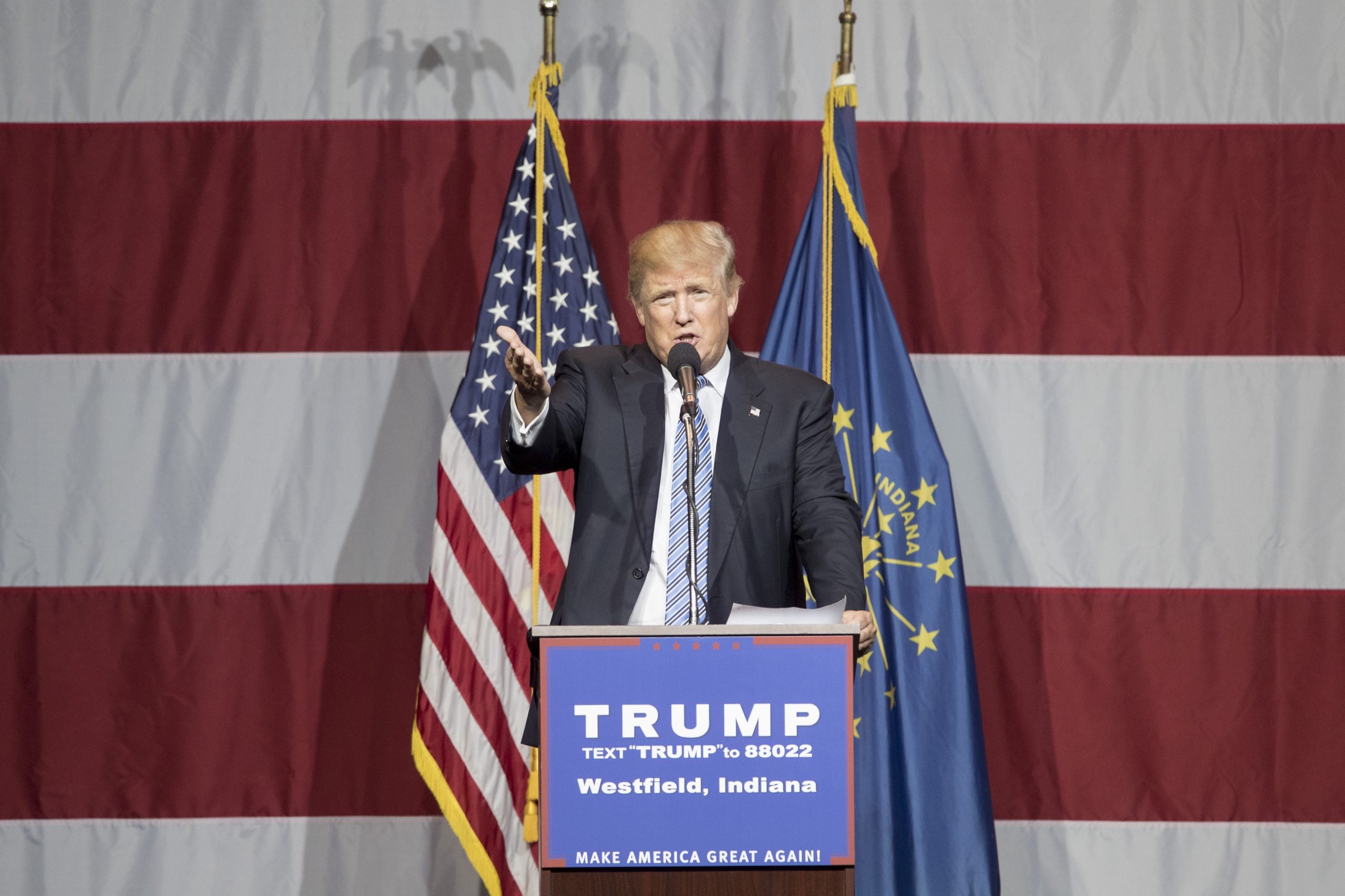 Donald Trump in Indiana - The Hollywood Gossip