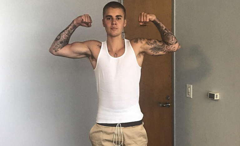 Justin Bieber, Muscles - The Hollywood Gossip