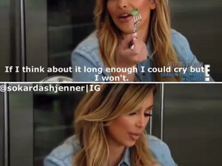 Kim Kardashian Cry Makeup Meme - The Hollywood Gossip