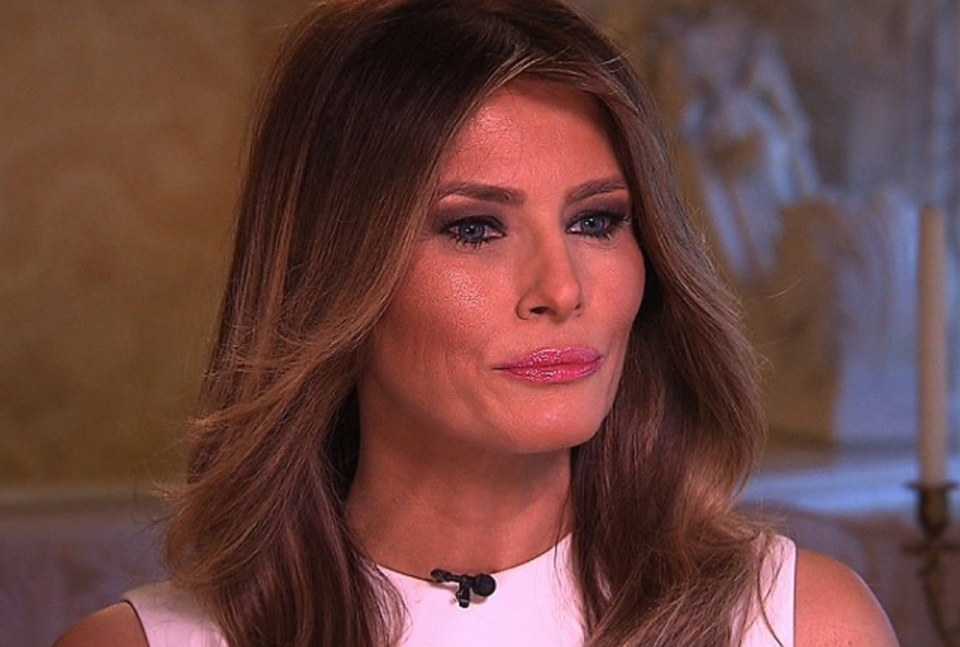 Melania Trump Close Up - The Hollywood Gossip