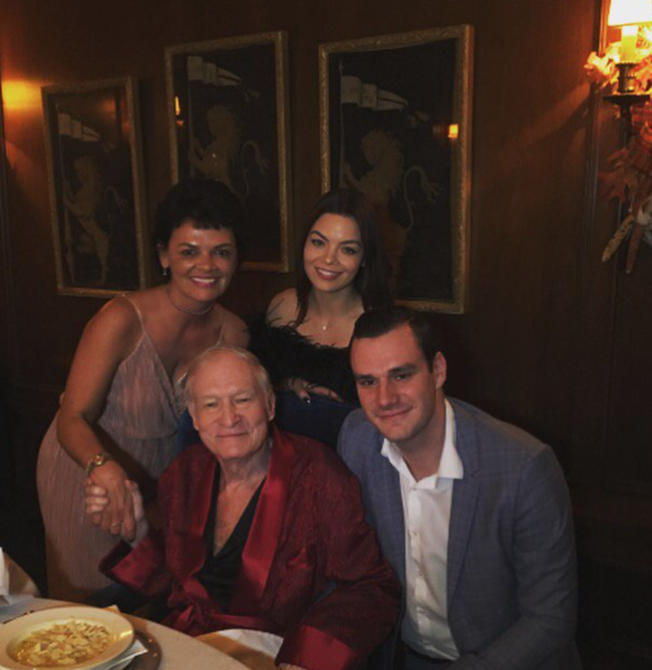 Hugh Hefner and Family - The Hollywood Gossip