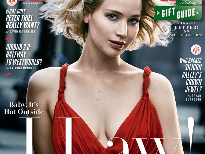 Jennifer Lawrence Vanity Fair holiday cover - The Hollywood Gossip