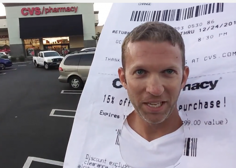 Man Dresses as Insanely Long CVS Receipt, Wins Halloween - The ...