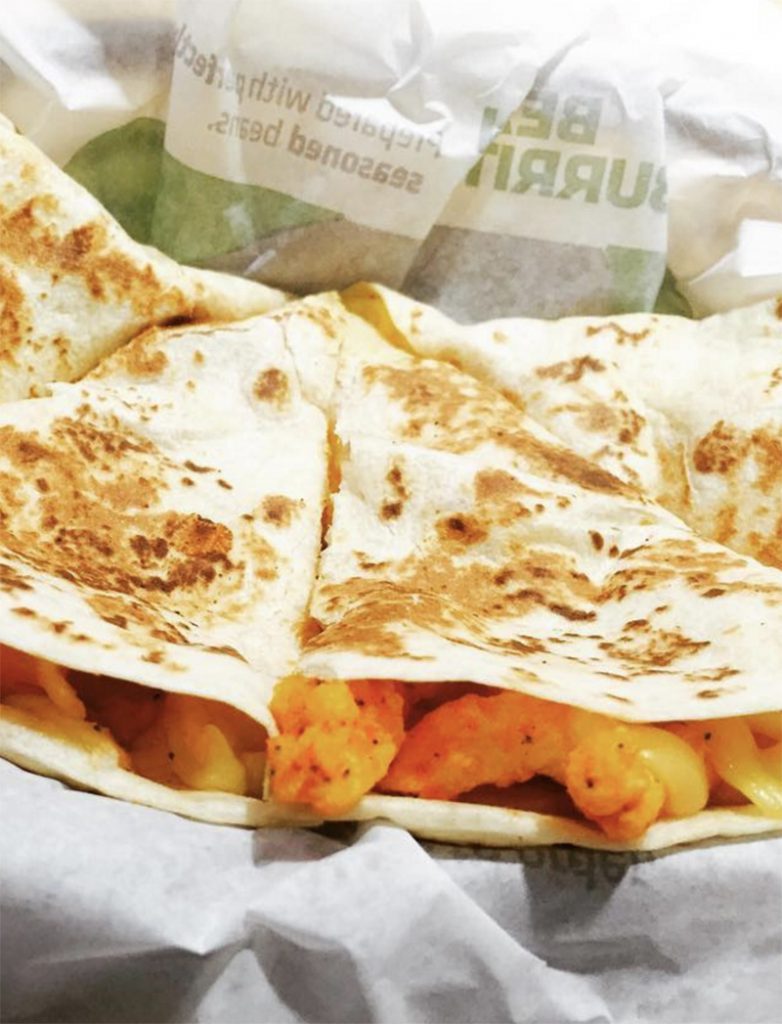 Taco Bell Cheetos Quesadilla Picture - The Hollywood Gossip