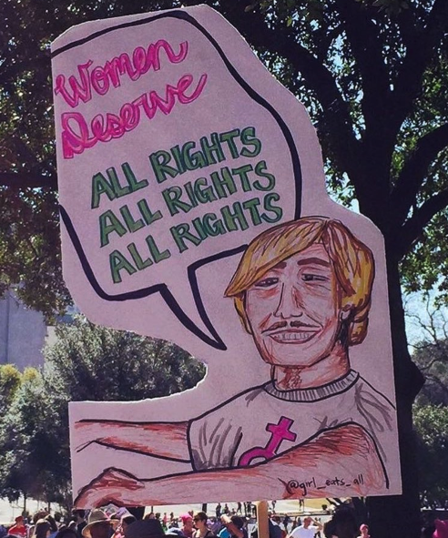 25 Memorable Protest Signs From the Women's March - The Hollywood Gossip