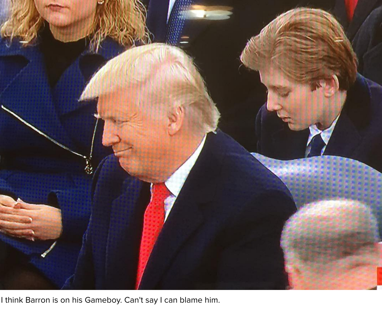 Barron Trump at the Inauguration - The Hollywood Gossip