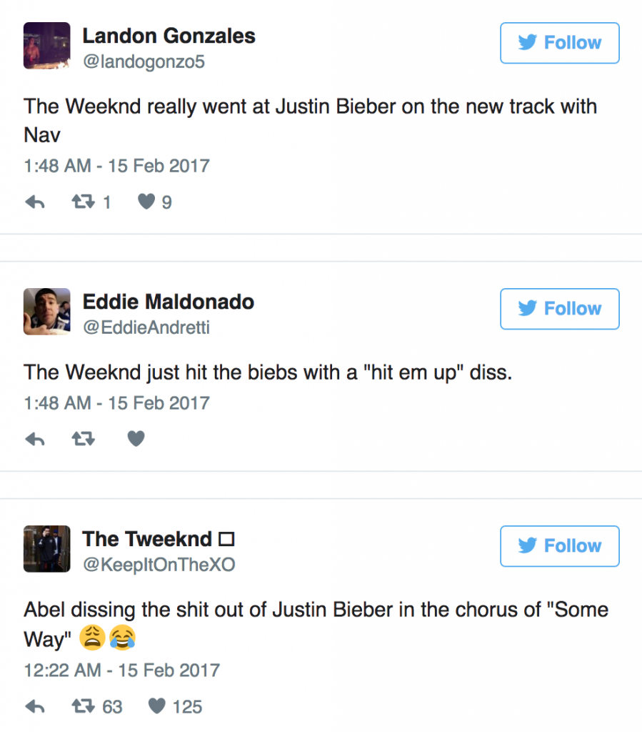 weeknd tweets - The Hollywood Gossip