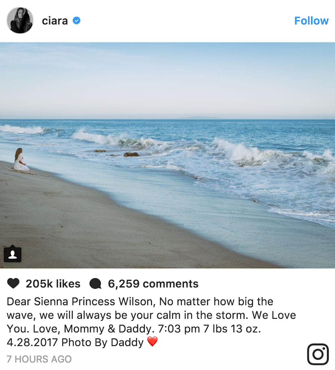 ciara on instagram - The Hollywood Gossip