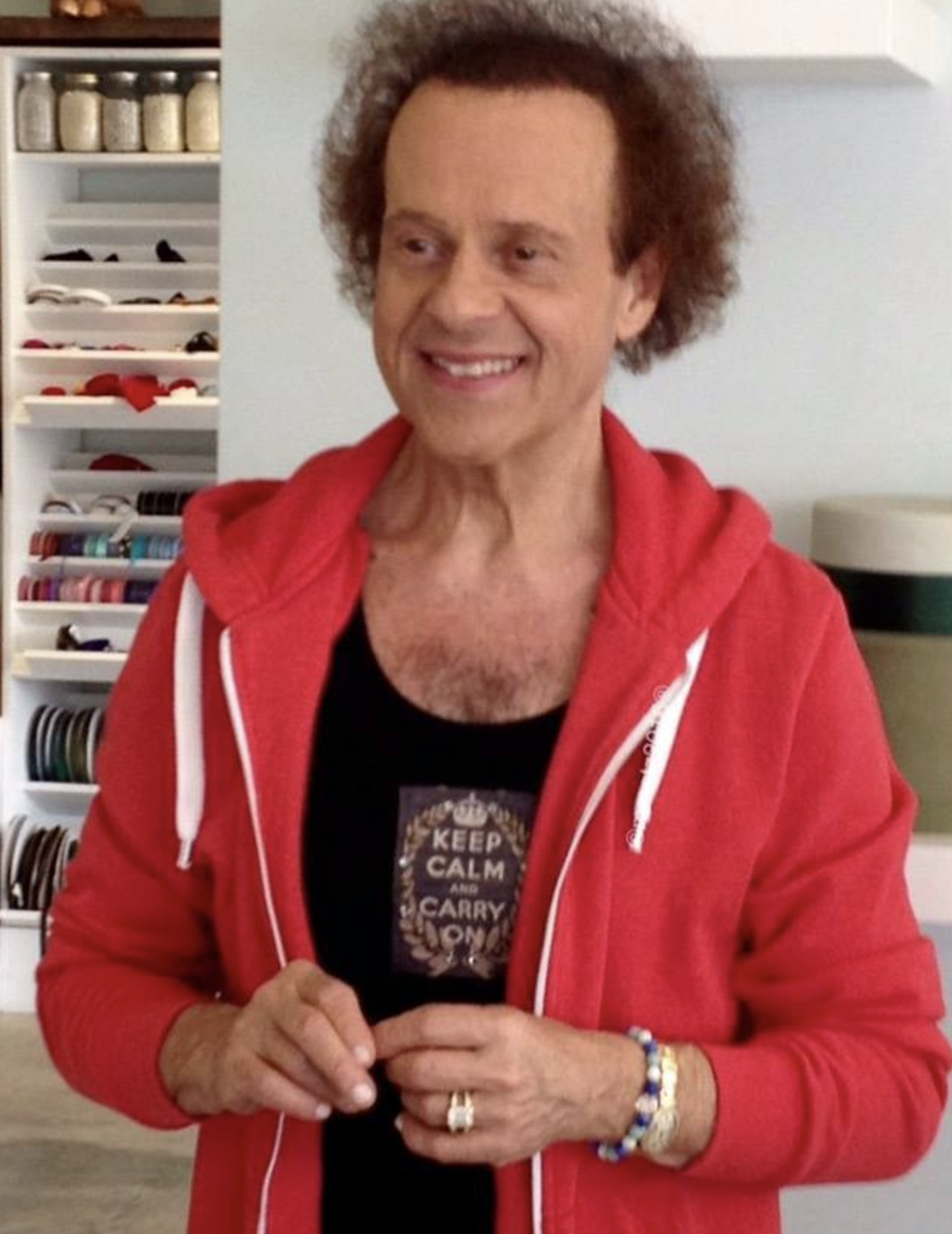 Richard Simmons Facebook Pic - The Hollywood Gossip
