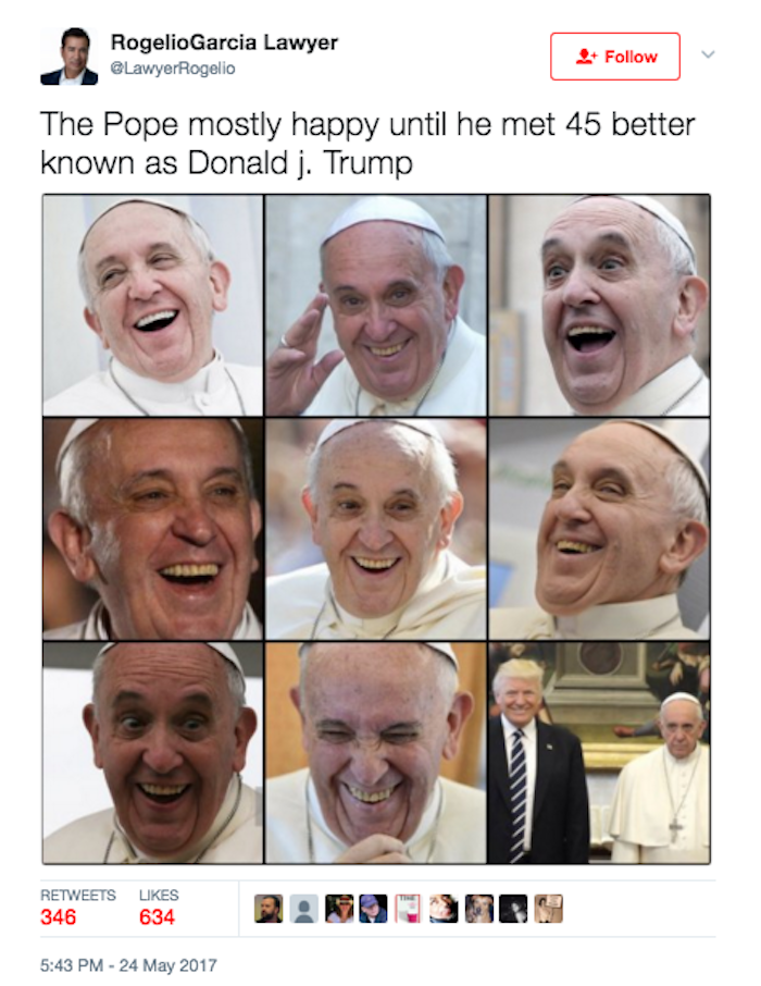 Donald Trump Meets with Pope Francis; Twitter Has a Field Day - The ...