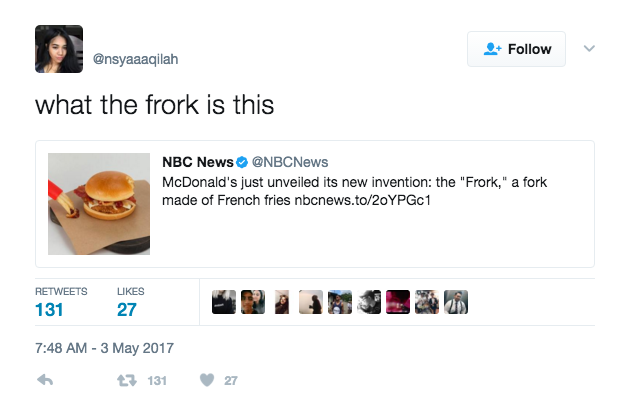 McDonald's Introduces the Frork; The World Will Never Be the Same - The ...