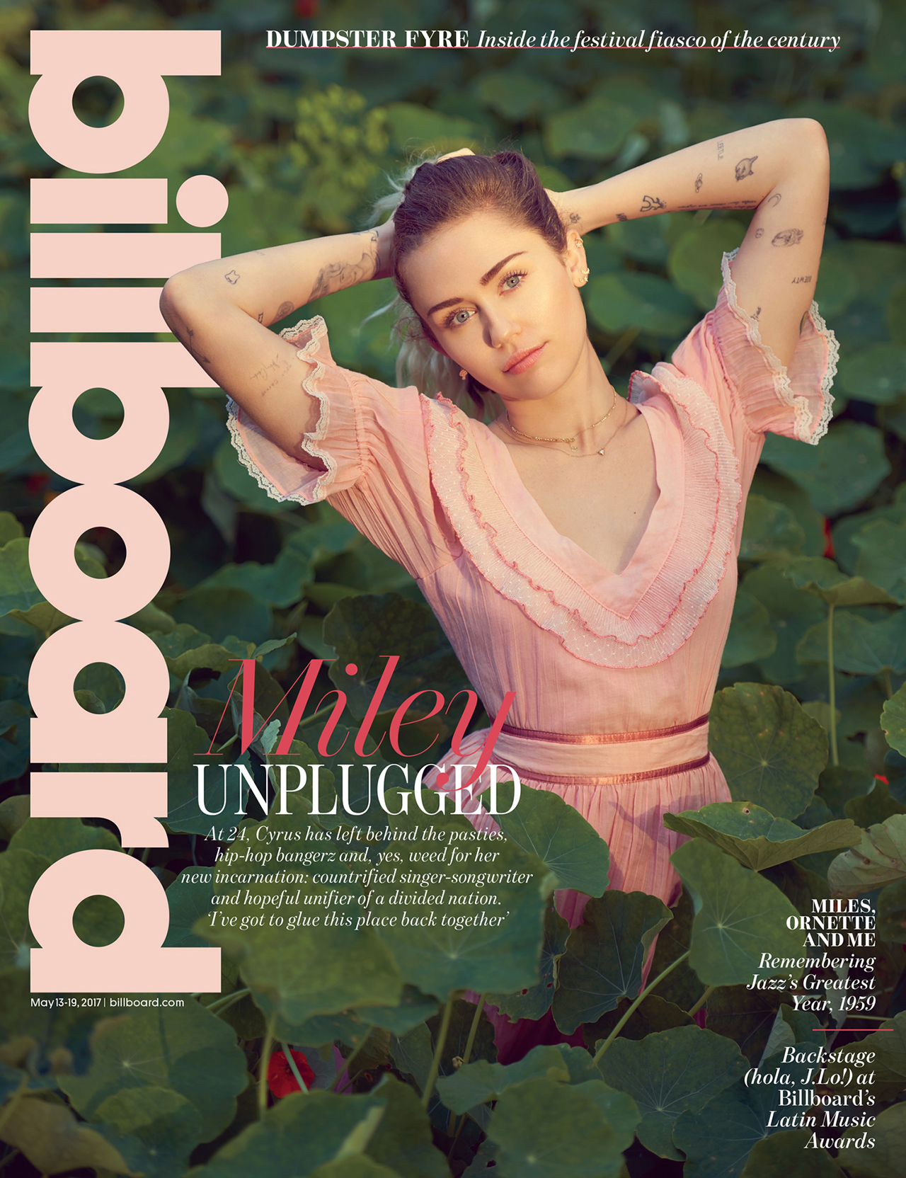 Miley Cyrus Covers Billboard - The Hollywood Gossip