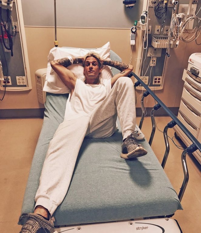 Aaron Carter in Hospital - The Hollywood Gossip