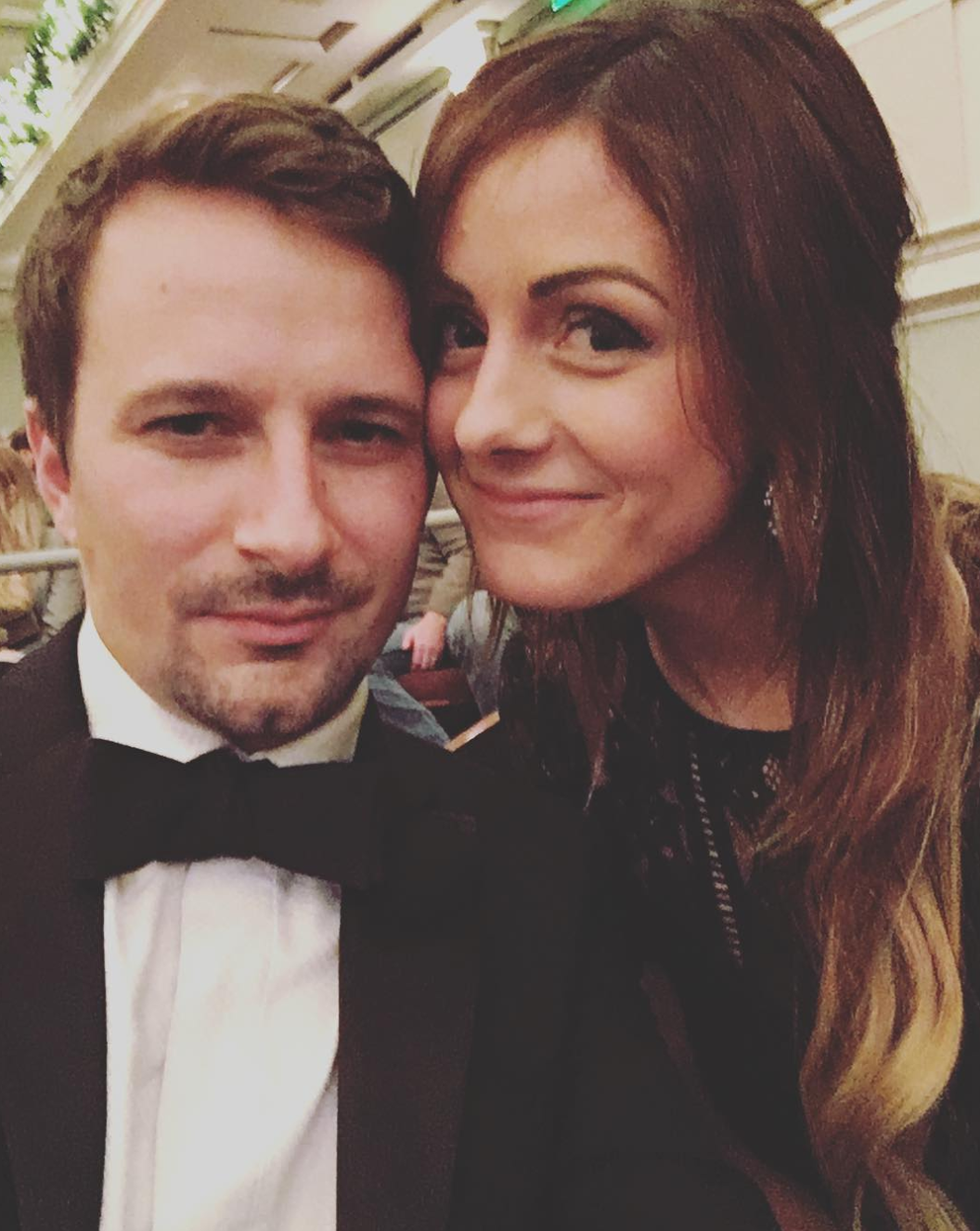 Evan Bass and Carly Waddell Smile - The Hollywood Gossip