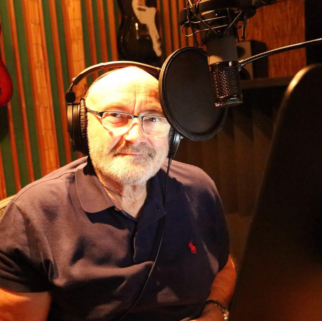 Phil Collins In Recording Studio - The Hollywood Gossip