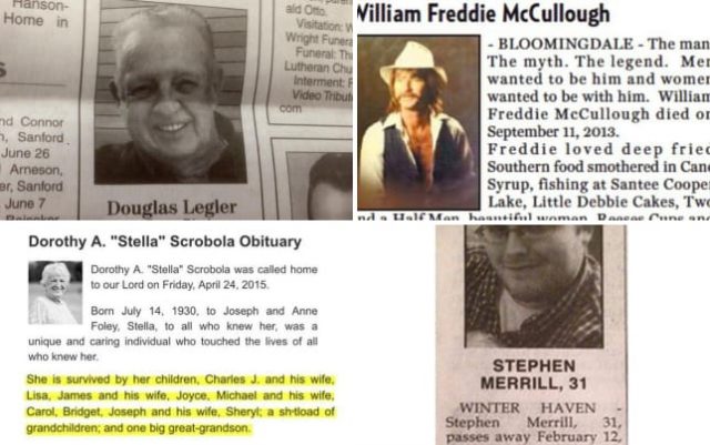 19 Funniest Obituaries (Yes, Obituaries!) of All-Time - The Hollywood ...